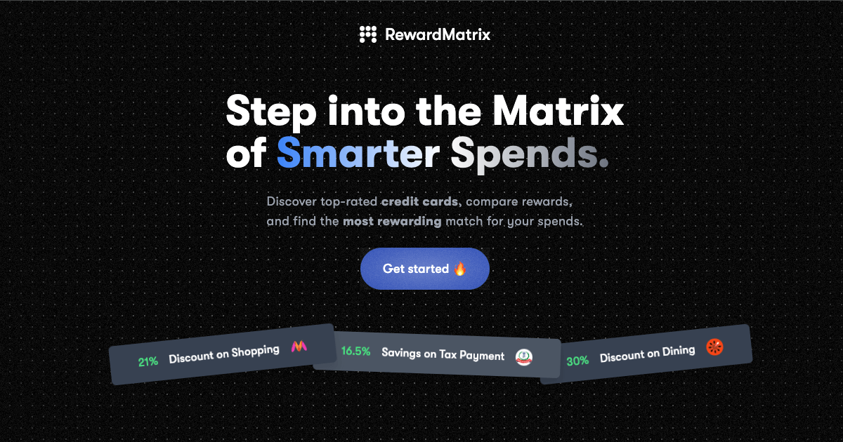 RewardMatrix - Smarter Spending, Better Rewards
